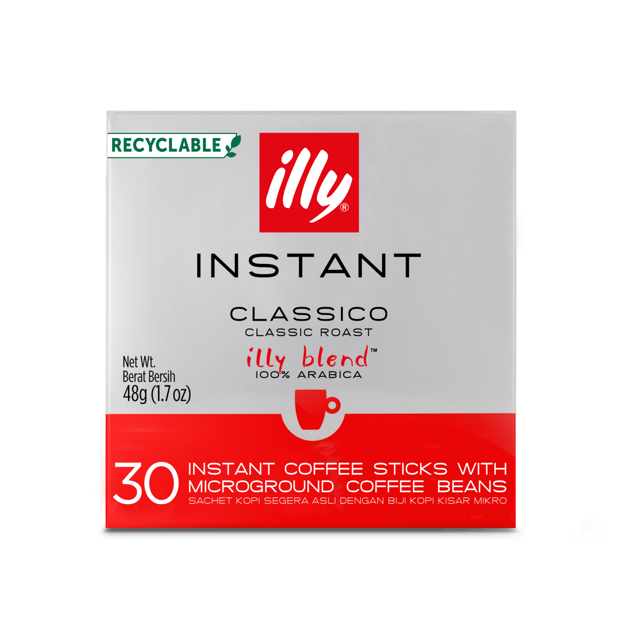 Instant Coffee Sticks Regular 1.6g 30s – Classico - illy Singapore